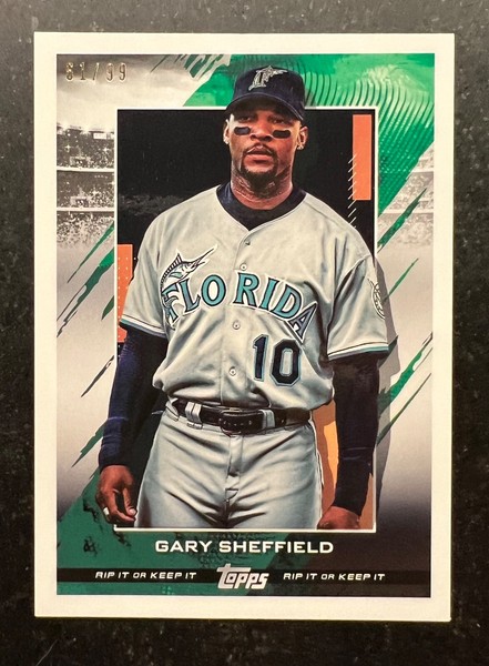 2020 Topps Rip - Ripped #24 Gary Sheffield /99 for sale online | eBay
