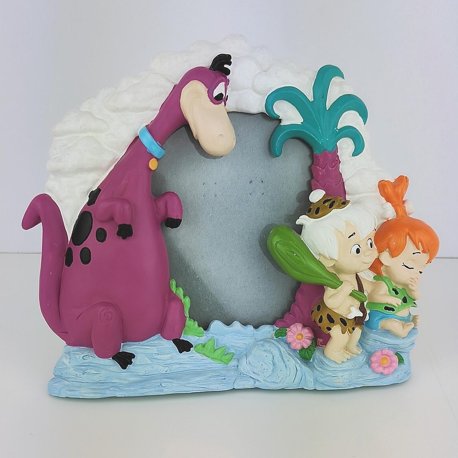 Vintage Flintstones 1993 Hanna Barbera Picture Frame Stand Pebbles Bam ...