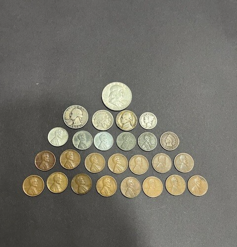 U.S. Coin Starter Lot, Silver! Copper! Surprises! Phantom Lite Starter ...