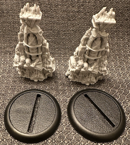 WARMACHINE/HORDES: Minions: Bone Shrine Solo (x2 Resin Miniatures) [PIP ...