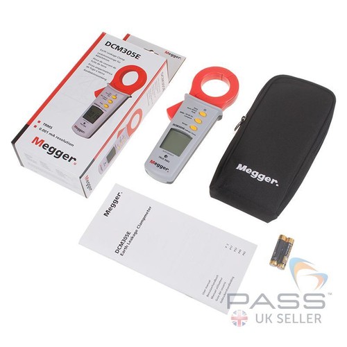 Test DCM305E 100A TRMS AC Earth Leakage Clamp Meter UK Test Meters ...