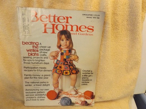 BETTER HOMES and GARDENS Magazine January 1973 | eBay