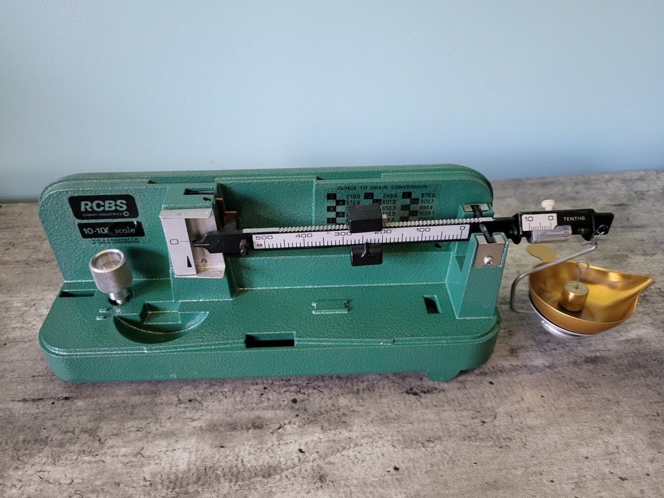 RCBS 10-10 Powder Tray Scale Omark Industries | eBay