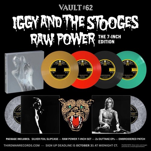 THIRD MAN RECORDS Vault 62 Iggy and The Stooges RAW POWER 7-Inch Vinyl ...