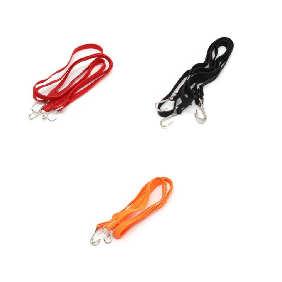 2Pcs Elastic Roof Luggage Rack Rope Decorate Strap for 1/10 RC Crawler ...