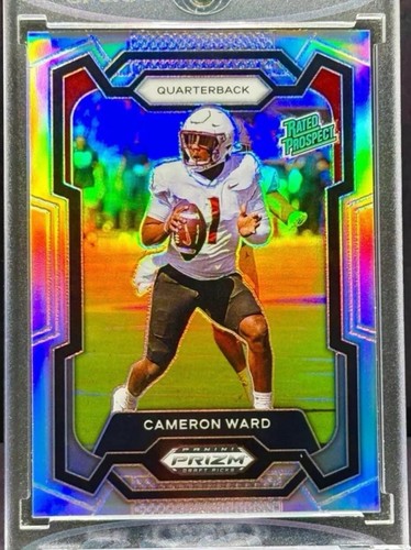 Cam Ward RARE ROOKIE PRIZM REFRACTOR INVESTMENT CARD SSP CHROME NFL ...