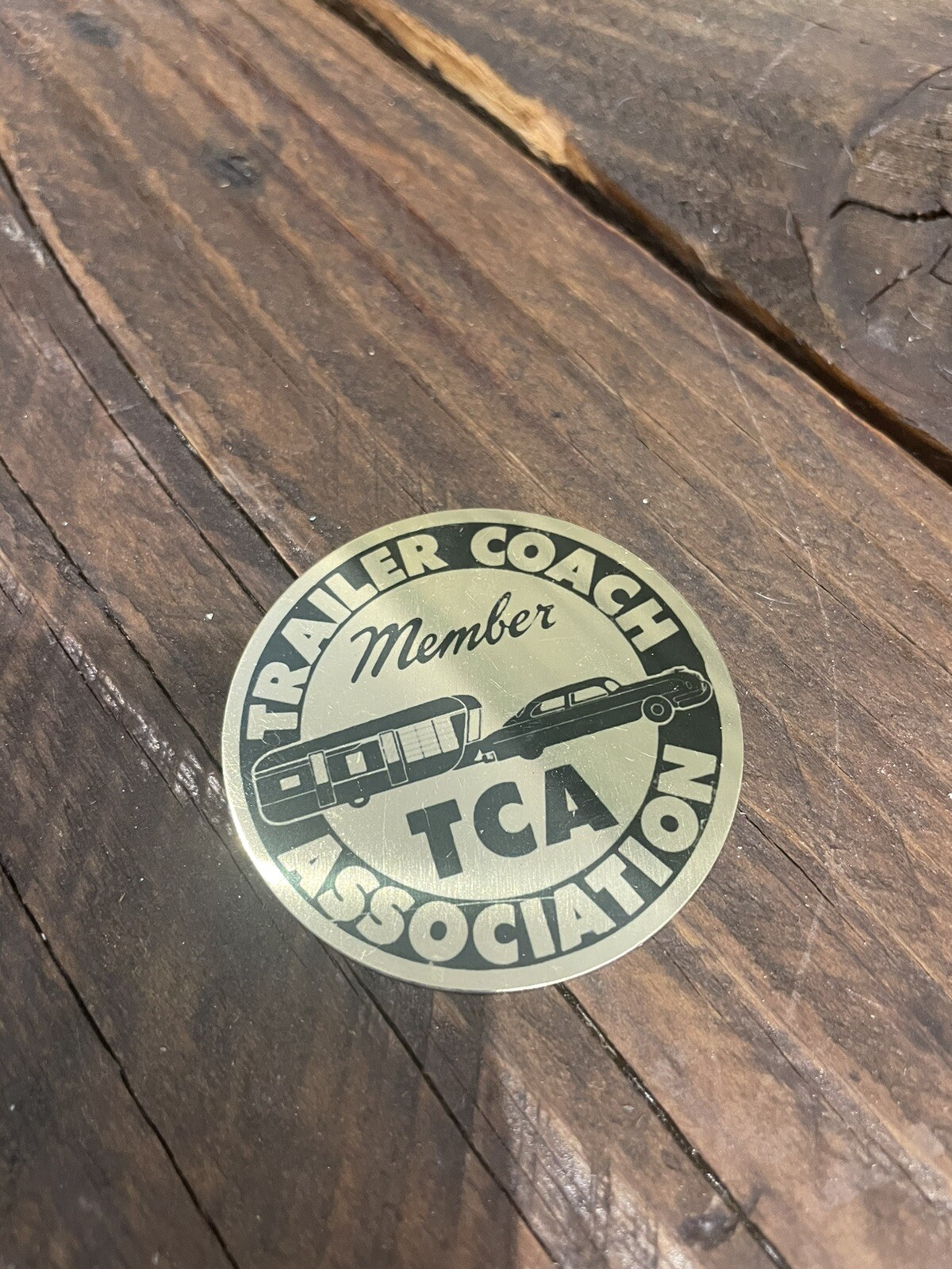 Door Badge vintage Trailer reproduction Trailer Coach Association Tca ...