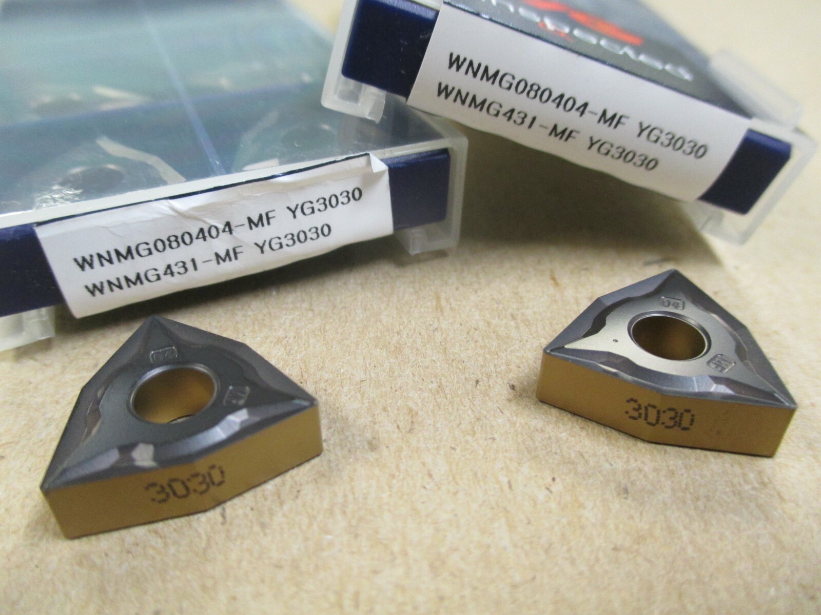 NEW YG-1 WNMG431-MF Trigon Inserts Stainless Steel & Steel TiCN Grade ...