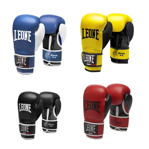 GUANTONI GUANTI BOXE KICK BOXING LEONE SPORT FLASH | eBay