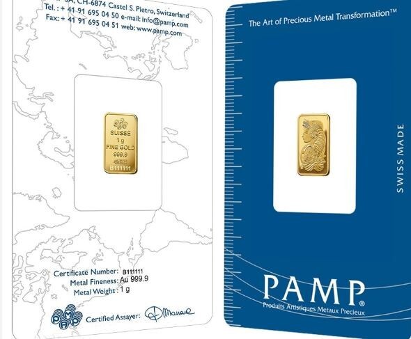 Sterling silver screw Bezel frame for 1 Gram Pamp Lady Fortuna ( Bezel ...