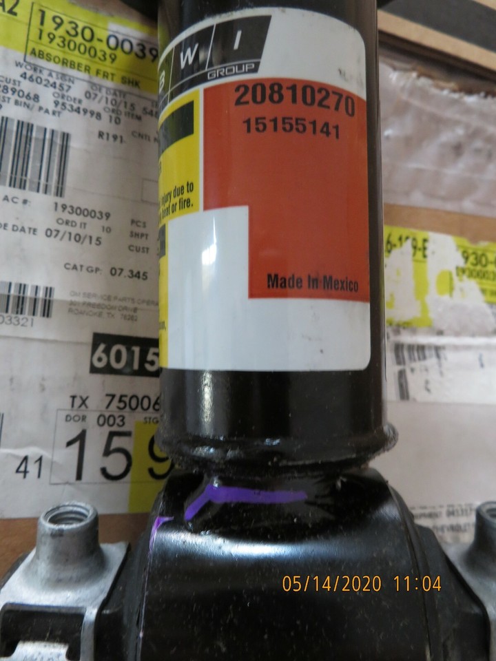 Shock Absorber Front-Right/Left ACDelco GM Original Equipment 580-434 ...