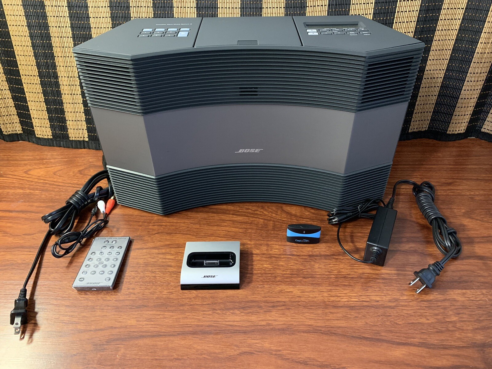 Bose Acoustic Wave Music System II AM/FM CD player Bluetooth adapter ...
