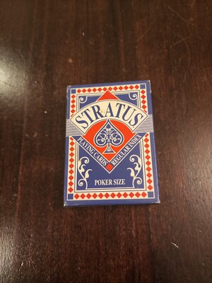 VINTAGE STRATUS CARTA MUNDI PLAYING CARDS, POKER SIZE. BLUE | eBay