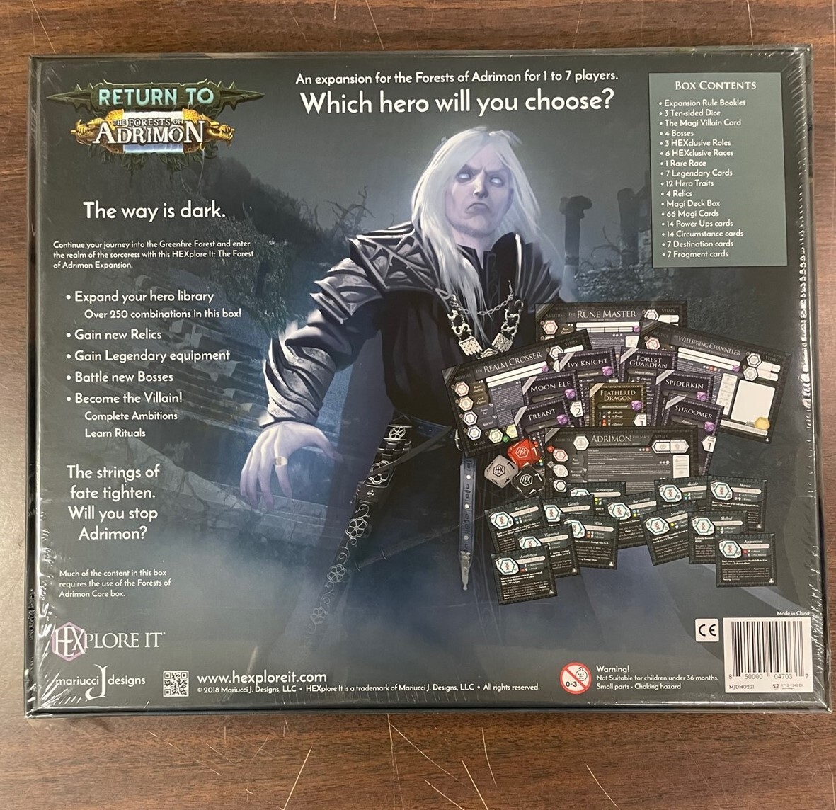 *HEXplore It The Forest of Adrimon Enhancement Game* Board Game NEW ...