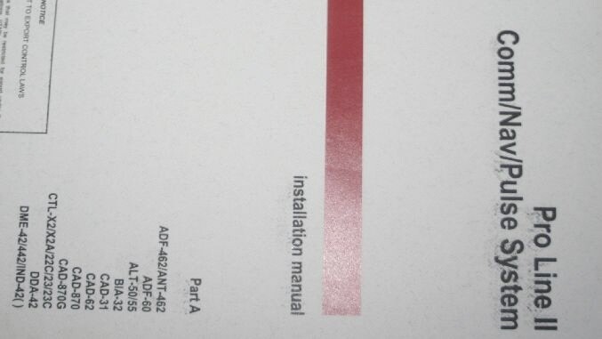 Rockwell Collins Pro Line II Comm/NAV.Pulse System Installation manual ...