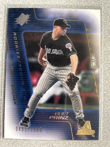 2001 SPx Rookies/Young Stars Bret Prinz Rookie Card /1500 #201 ...