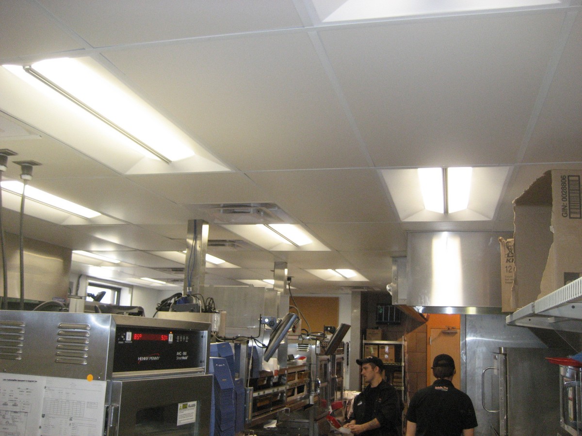 Restaurant Kitchen Ceiling Tiles | Shelly Lighting