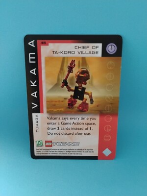 Bionicle Card: Turaga Vakama - Chief of Ta-Koro Village - Lego Technic ...
