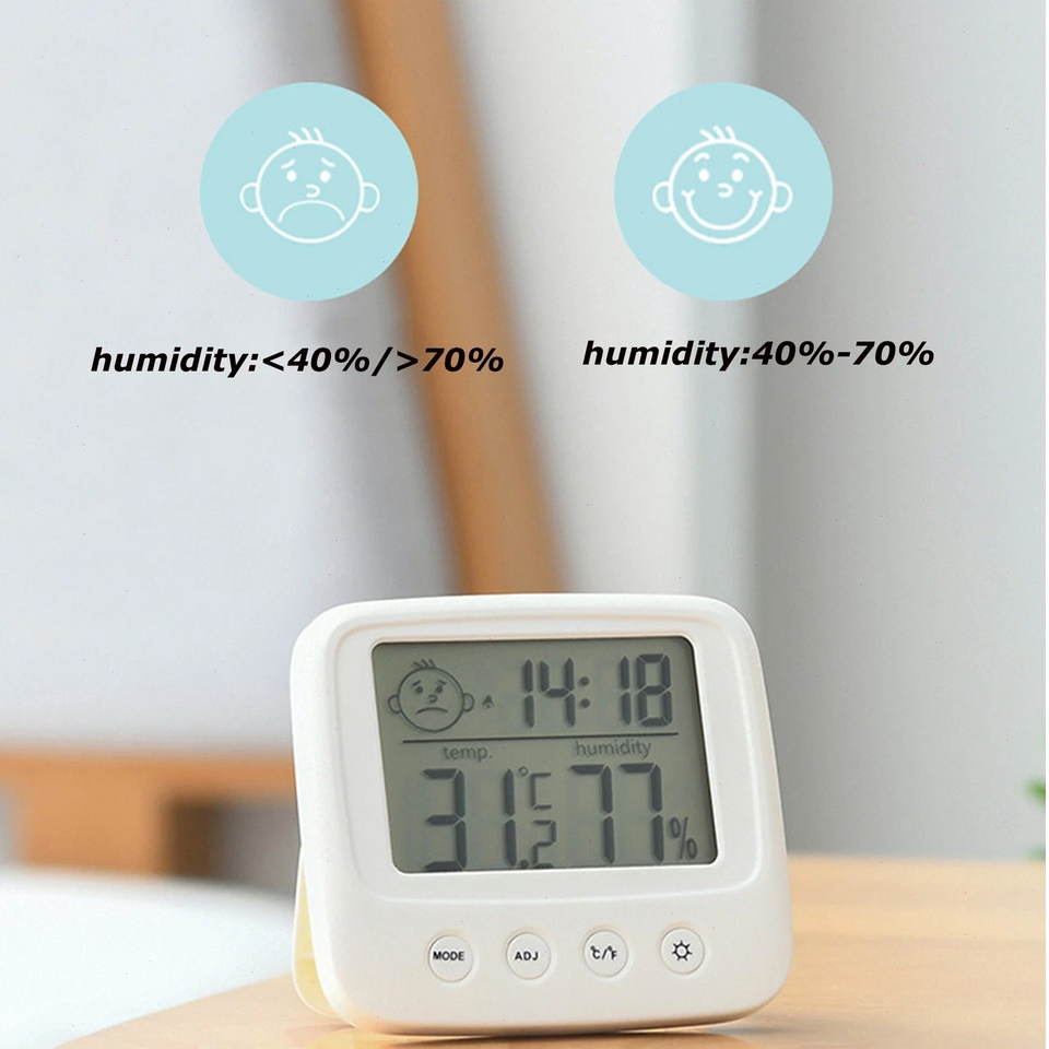 Thermometer Hygrometer Indoor Digital LCD Temperature Humidity Meter ...