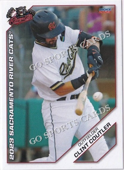 2023 Sacramento River Cats Clint Coulter RC Rookie Giants Minor League ...