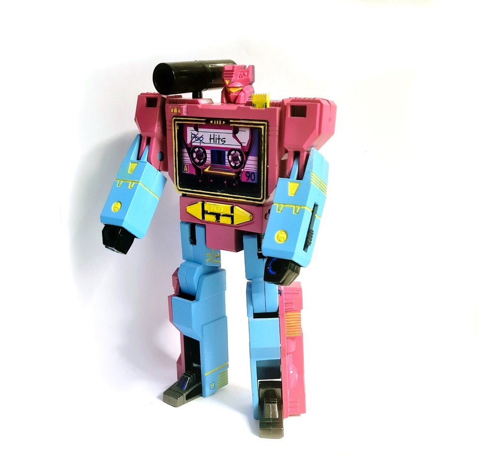TRANSFORMERS G1 SOUNDWAVE "RETROWAVE" +BUZZSAW Custom Toy figure in ...