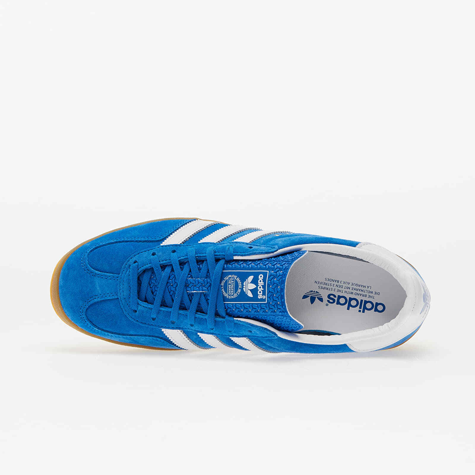 Adidas Originals Gazelle Indoor Blue Bird Gum H06260 Casual Shoes ...