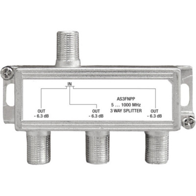 3 Way F-Type Splitter Foxtel Approved F30224 | eBay Australia