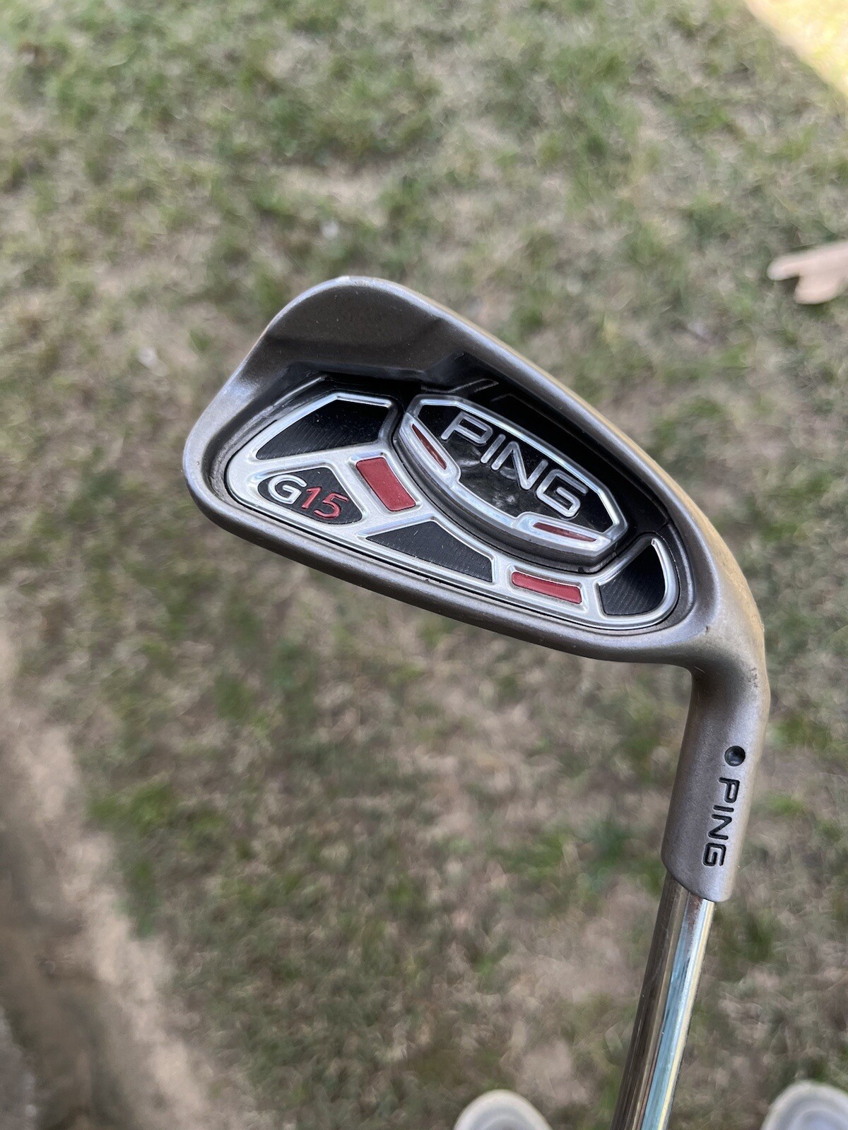 Ping i15 7 Iron Black Dot AWT-R Stiff Shaft 37.5" RH Ping Grip Demo | eBay