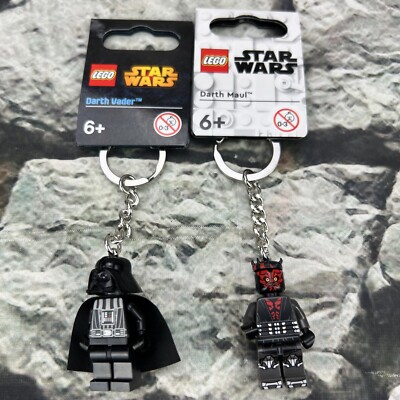 LEGO Star Wars Keychain Lot w/ Darth Vader & Darth Maul 850996 & 854188 ...