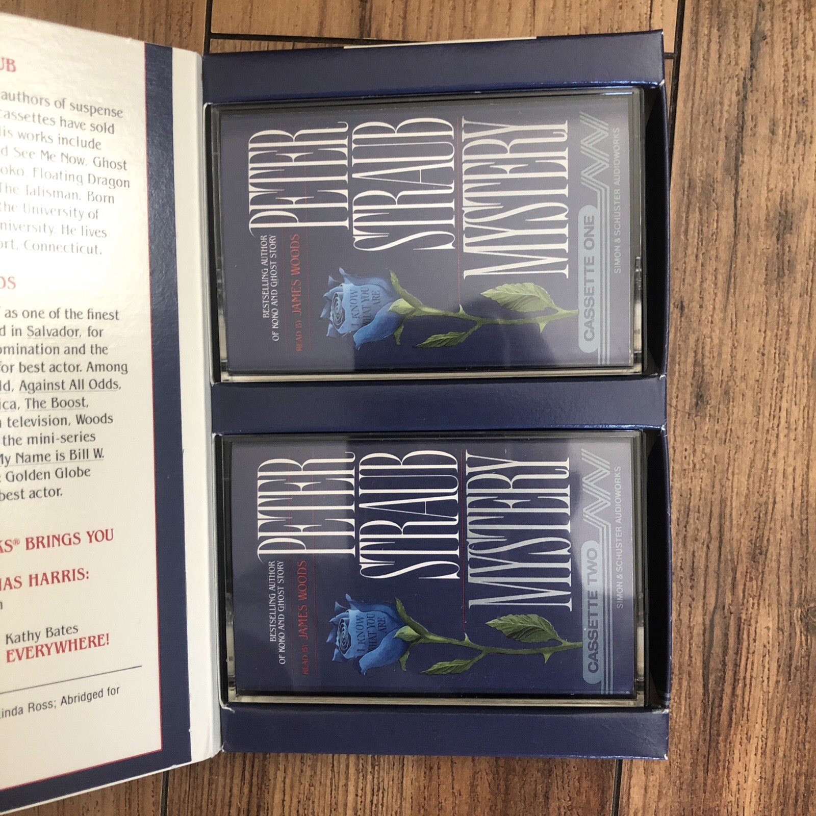 Peter Straub Mystery Read By James Woods Audiobook Cassette Tape | eBay