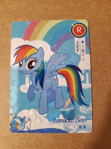 Rainbow dash yh-t02-003 my little pony kayou trading card R rare mlp ...
