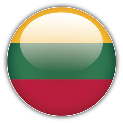 Lithuania Flag Glossy Car Bumper Sticker Decal | eBay