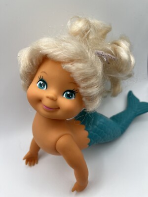RARE ! Vintage 1990’s TNT Blue Tail Blonde MERMAID DOLL Bathtub Toy | eBay