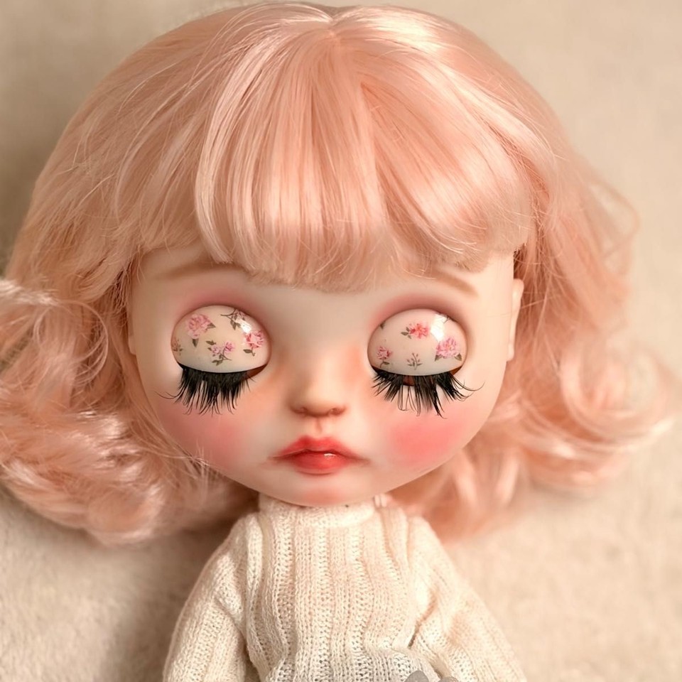 Custom Icy Doll Neo Blythe Size with Hand Parts Pink Hair | eBay