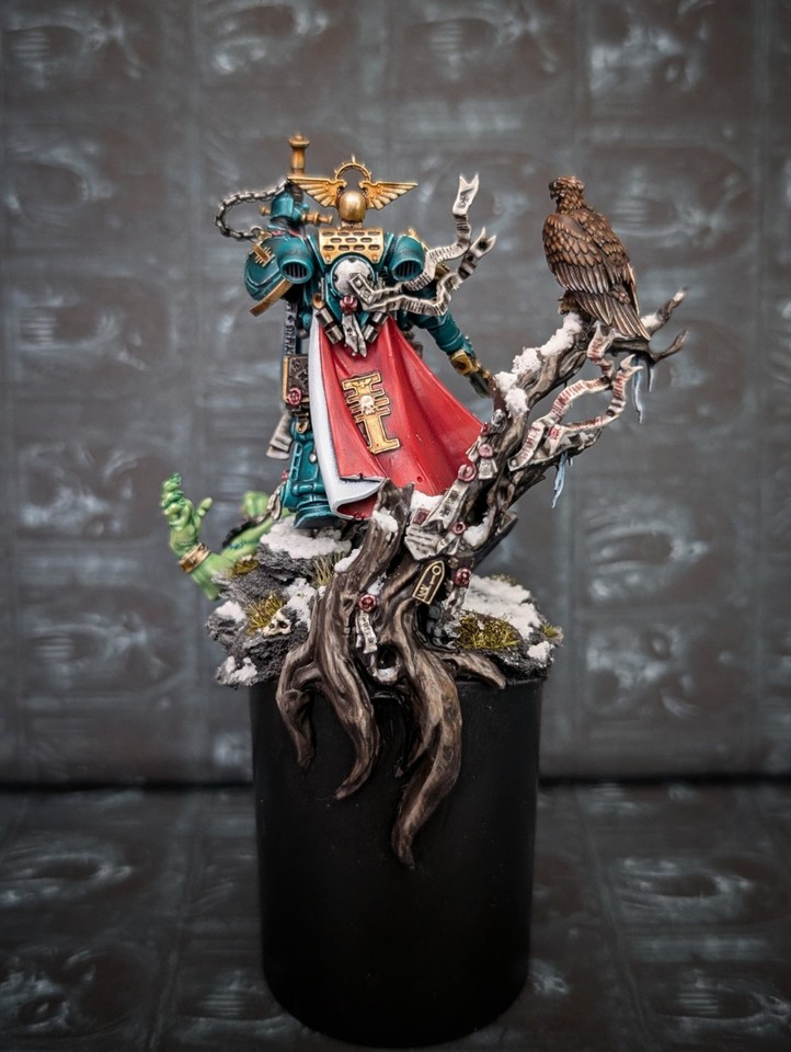 Warhammer 40k Inquisitor Ork Diorama Duel Custom Display Model | eBay