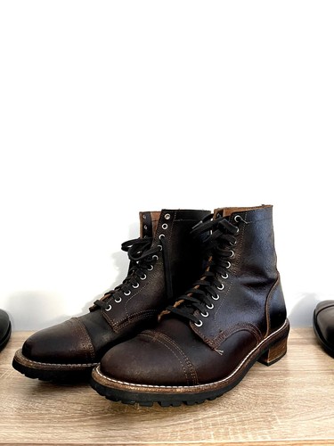 Thursday Boot Co - HORWEEN Cacao Waxed Flesh Logger (Made in USA ...