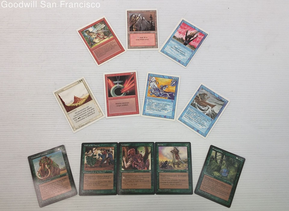 Huge Lot of Vintage 1990s Magic the Gathering MTG TCG Game Trading ...