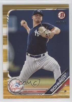 2019 Bowman Draft Gold /50 Clarke Schmidt #BD-190 | eBay