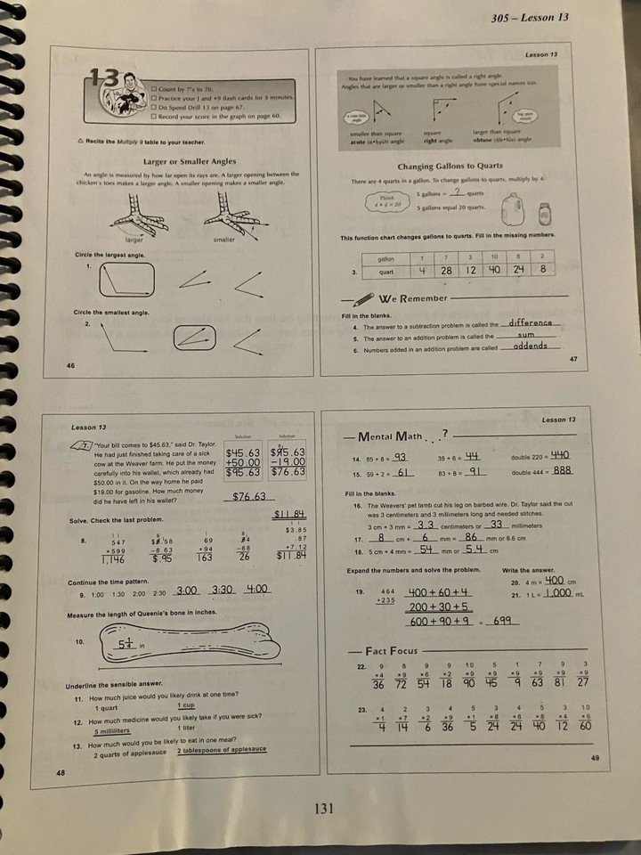 Christian Light Education Mathematics 3 Teacher's Guide Sunrise Edition ...