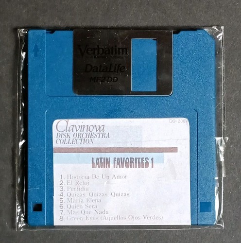 Yamaha Clavinova Disk Orchestra Keyboard Music Floppy Disk LATIN ...