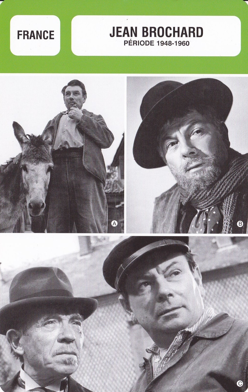 Fiche Cinéma - Acteurs - JEAN BROCHARD | eBay