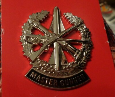 U.S.ARMY MASTER GUNNER BADGE **NEW** FULL SIZE | eBay