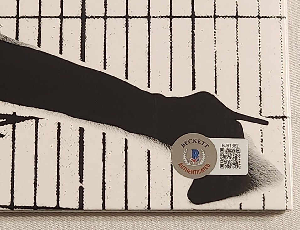 Poppy Autographed Flux Black & Blue Galaxy Vinyl LP (BAS) | eBay