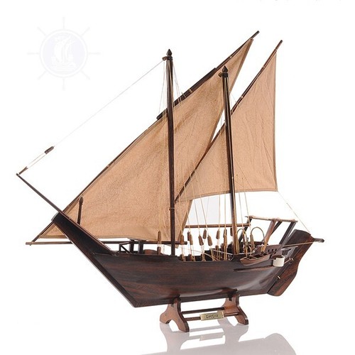 DHOW Medium Boat Model Handmade Wooden Fully Assembled | eBay