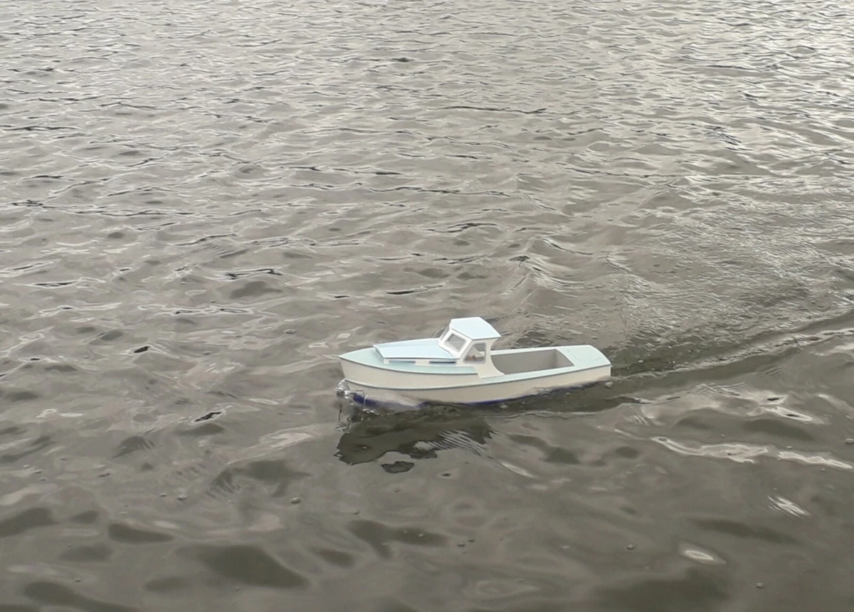 *MAINTENANT PLUS GRAND* H.A.Kits Morston， 1/12 modèle bateau de pêche ...