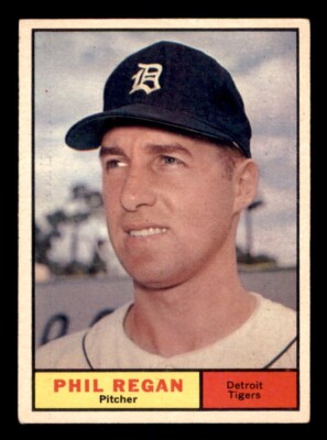 1961 Topps Baseball #439 Phil Regan EX *e1 | eBay