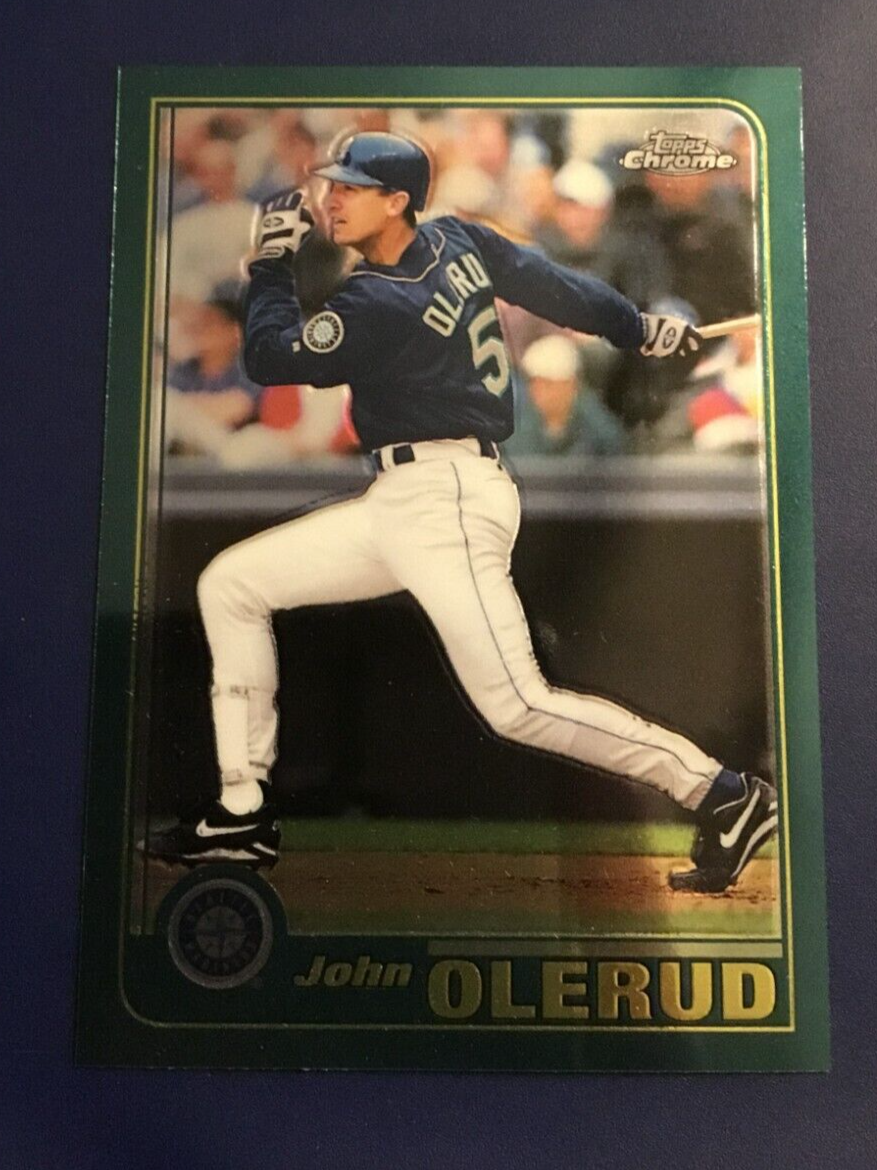 2001 Topps Chrome # 357 JOHN OLERUD Seattle Mariners Great Card ! | eBay