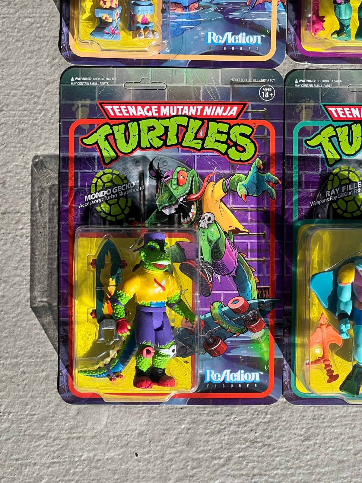 Super7 Reaction Teenage Mutant Ninja Turtles Action Figure TMNT Set of ...