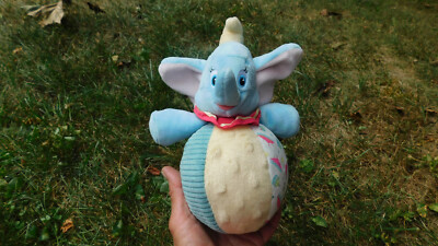ADORABLE Disney Baby 3D DUMBO plush toy chime ball - stuffed animal ...
