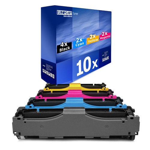 10x Europcart Toner XXL Alternative F R HP Color Laserjet Pro MFP M-476 ...